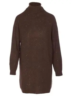 Liu Jo Micro-sequins Knit Dress - Green