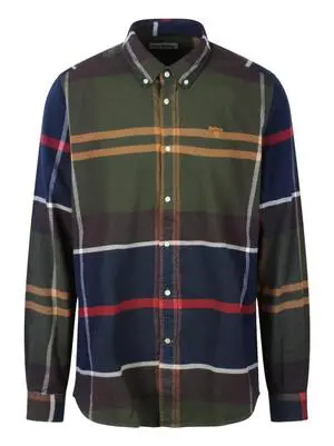 Barbour Checked Long-sleeved Shirt - Black