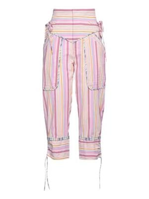 ISABEL MARANT ÉTOILE Isabel Marant Striped Drawstring Hem Casual Pants