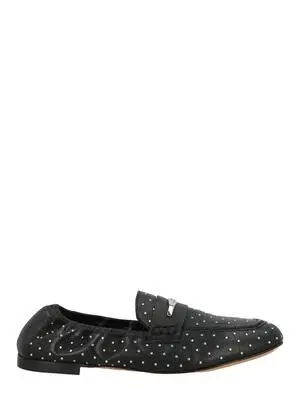 Isabel Marant Étoile Leather Loafers With Studs - Black