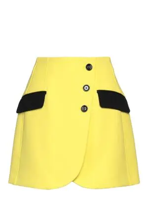 Dolce & Gabbana Color-blocked Flared Skirt - Yellow