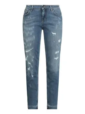 Dolce & Gabbana Mid Slim-fit Tapered Jeans - Blue