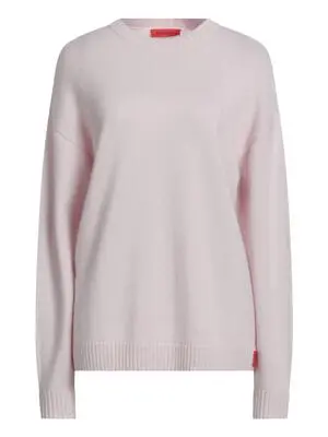 MAXCO. Max&co. Ribbed Crew Neck Sweater - White