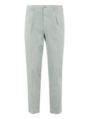 Incotex 54 Mid-rise Tapered Trousers - Gray