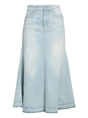GANNI Denim Midi Skirt