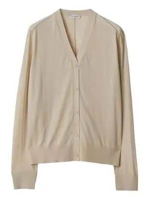 BURBERRY Burberry V-Neck Wool Cardigan