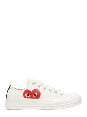 Play Comme Des Garcon Low-cut Casual Sneakers - White