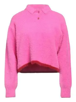 Jacquemus Two-tone Knitted Sweater - Pink