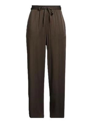 Isabel Marant Étoile Tapered Satin Trousers With Drawstring Waist - Black