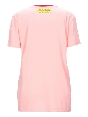 Dolce & Gabbana Short Sleeve T-shirt - Pink