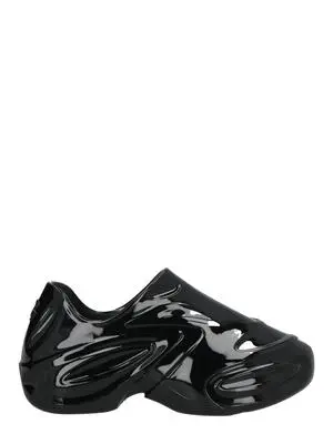 Dolce & Gabbana Solid Color Thick-soled Sneakers - Black
