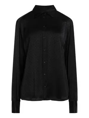 Dolce & Gabbana Polka Dot Long-sleeve Shirt - Black