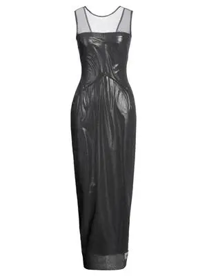 DOLCE & GABBANA Dolce & Gabbana Metallic Sleeveless Crewneck Dress