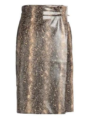 GANNI Ganni Printed Wrap Skirt