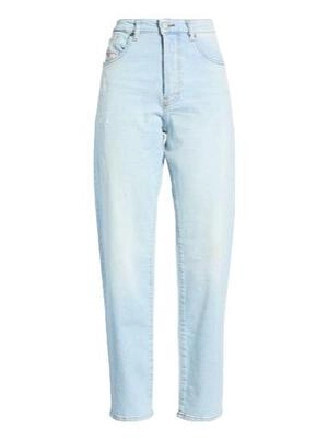 DIESEL® Straight-leg Faded Denim Jeans - Blue