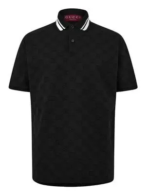 GUCCI Logo Short-sleeved Polo Shirt