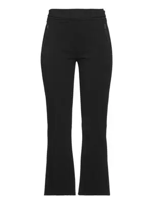 Max Mara Solid-color Stretch Jersey Pants - Black