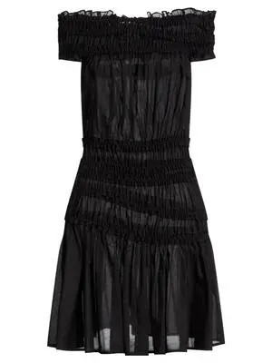 TORY BURCH Tory Burch Off-the-Shoulder Mini Dress With Elasticated Details