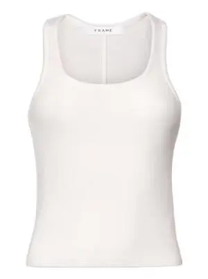 FRAME Ribbed Vest - White