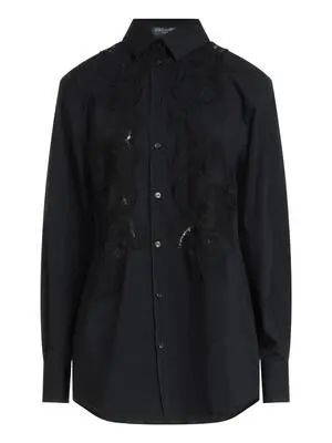 Dolce & Gabbana Lace Paneled Shirt - Black