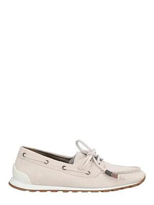 BRUNELLO CUCINELLI Brunello Cucinelli Suede Boat Shoes With Rubber Pebbles
