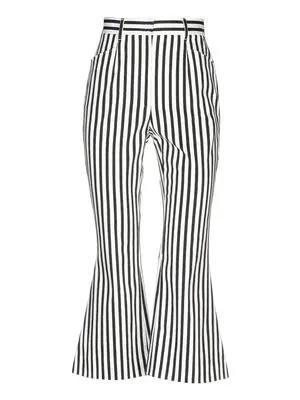 Dolce & Gabbana Striped Flare Trousers - Black