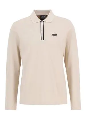 Barbour Long-sleeved Polo Shirt - Mist