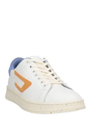 DIESEL® Multi-color Leather Low-top Sneakers - White