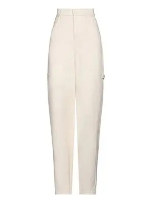 Max Mara Wide-leg Gabardine Trousers - White