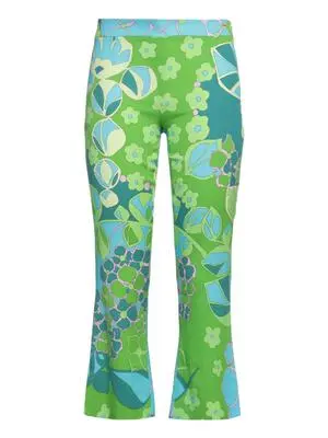 Dolce & Gabbana Floral Print Trousers - Green