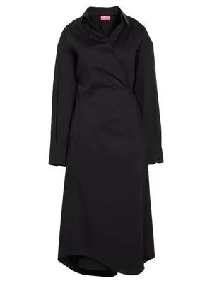 DIESEL® Long Sleeve Wrap Dress - Black