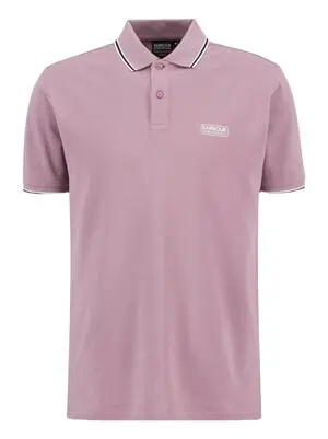 Barbour Tipped Short Sleeve Polo Shirt - Pink