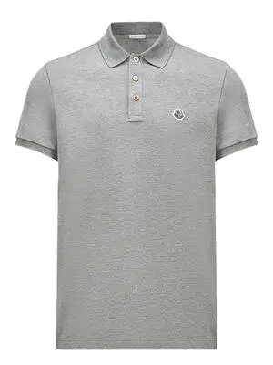 Moncler Short-sleeved Polo Shirt - Grey