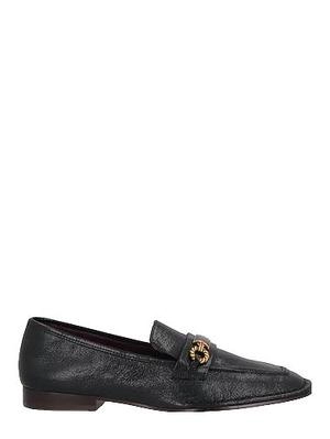 Tory Burch Square Toe Loafers With Embellishment - Black