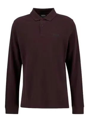 Barbour Long Sleeve Polo Shirt - Black