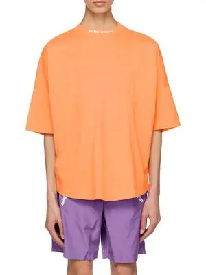 Palm Angels Logo-print Cotton T-shirt - Pink