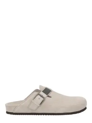 BRUNELLO CUCINELLI Brunello Cucinelli Suede Mules With Buckle Fastening
