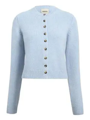Khaite Everheart Cardigan With Tortoiseshell Buttons - Atmosphere