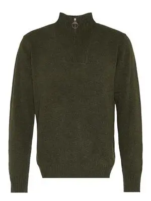 Barbour Essential Half Zip Jumper - Seaweed