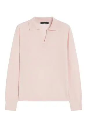 Max Mara Weekend Max Mara Knitted Polo Shirt Pink