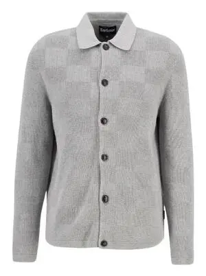 Barbour Long-sleeved Knitted Cardigan - Grey