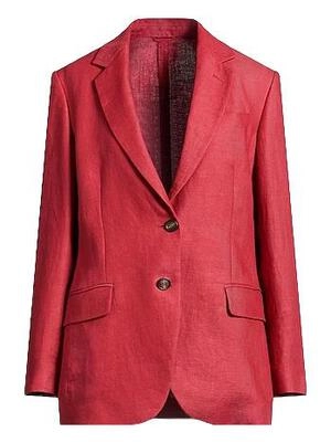 Brunello Cucinelli Single-breasted Blazer - Red
