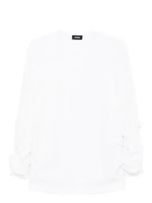 We11Done Logo-embroidered T-shirt - White