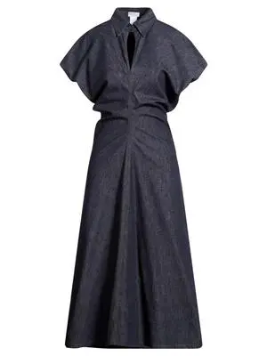 BRUNELLO CUCINELLI Brunello Cucinelli Dark Wash Denim Shirt Dress