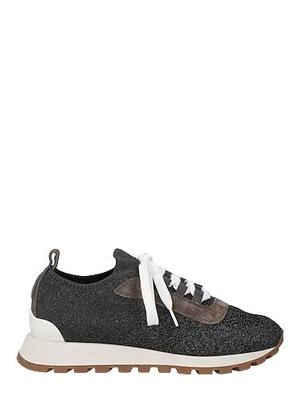 BRUNELLO CUCINELLI Brunello Cucinelli Suede Patchwork Sneakers