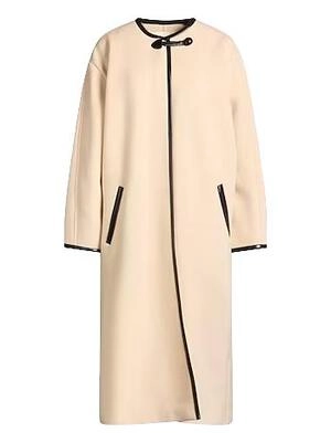 Isabel Marant Étoile Two-tone Single-breasted Coat - Nude