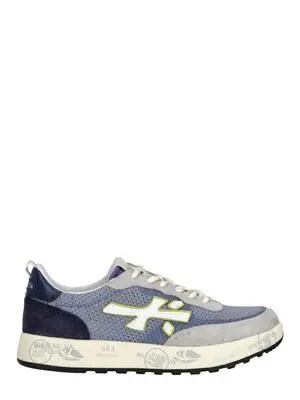 Premiata Premiata "nous" Low-Top Sneakers With Tie Fastening And Logo Detailing Gray