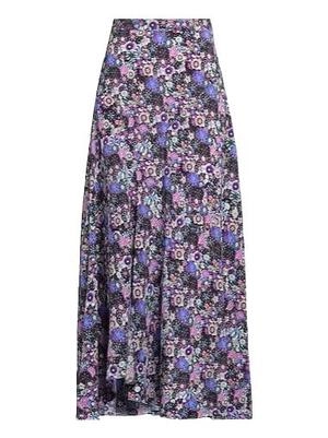 Isabel Marant Étoile High-waisted Floral Print Flared Skirt - Gray