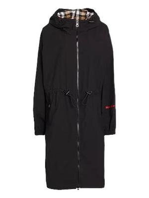 Burberry Hooded Trench Coat - Black