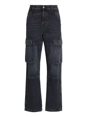 DIESEL® Cargo Denim Trousers - Black
